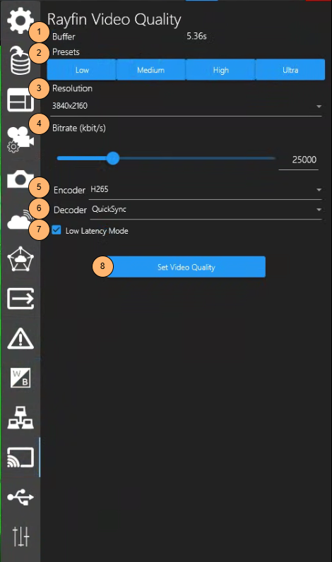 Rayfin Video Quality